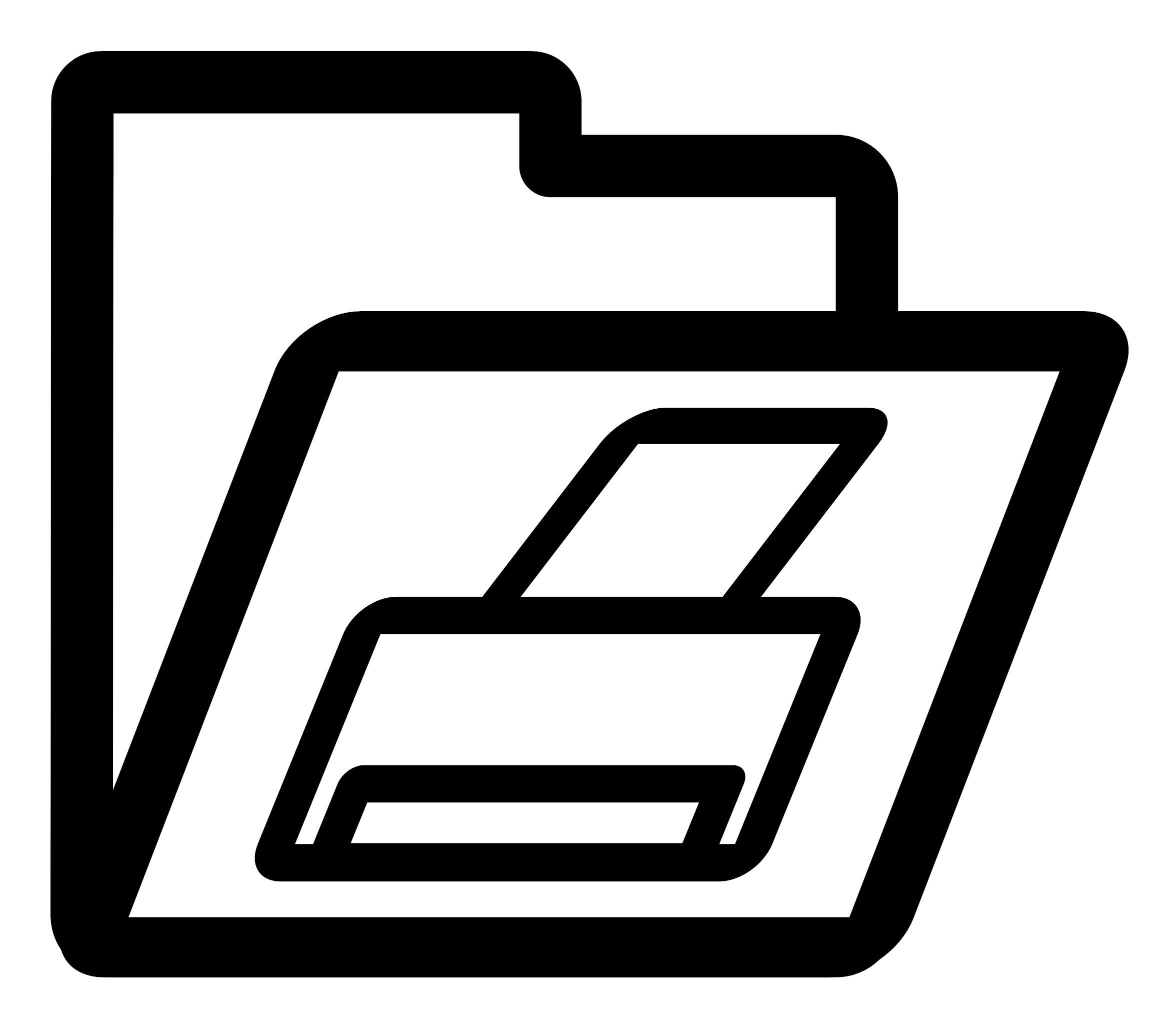 Download This Free Icons Png Design Of Mono Folder Print | Transparent ...