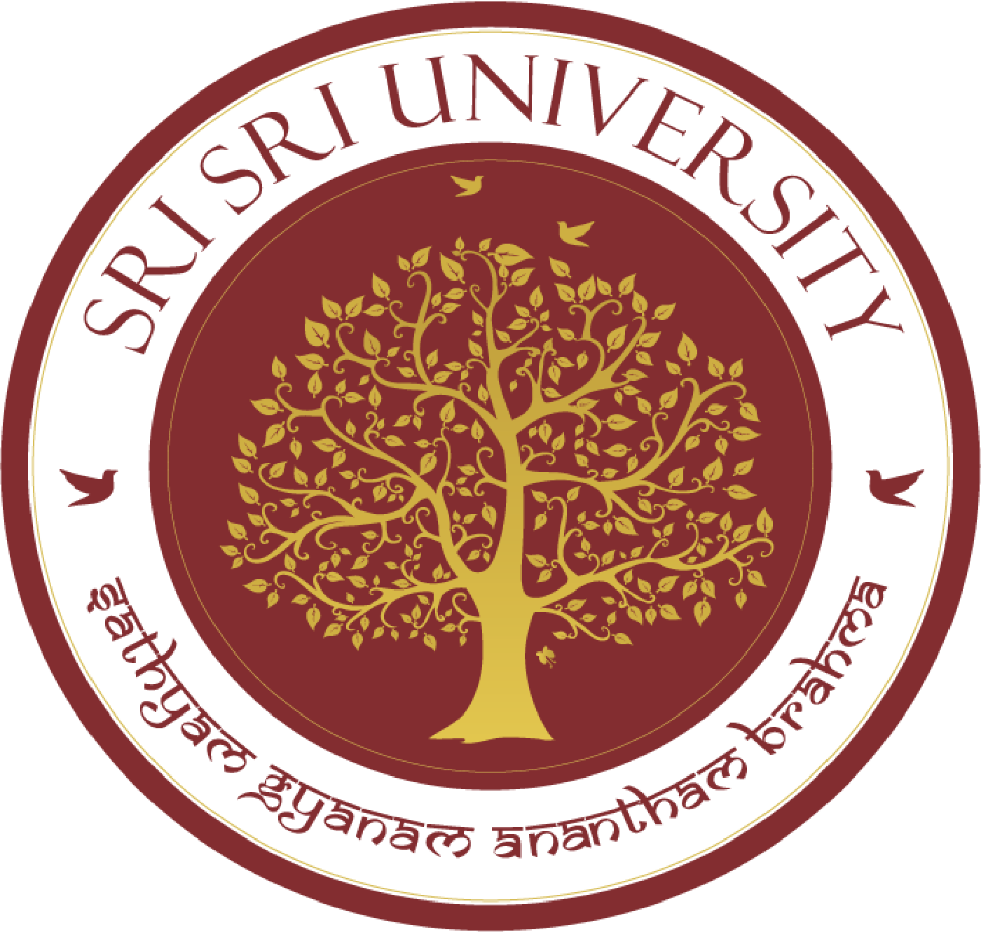 Sri Sri University Organizing - Sri Sri University Logo Png (1400x1331 ...