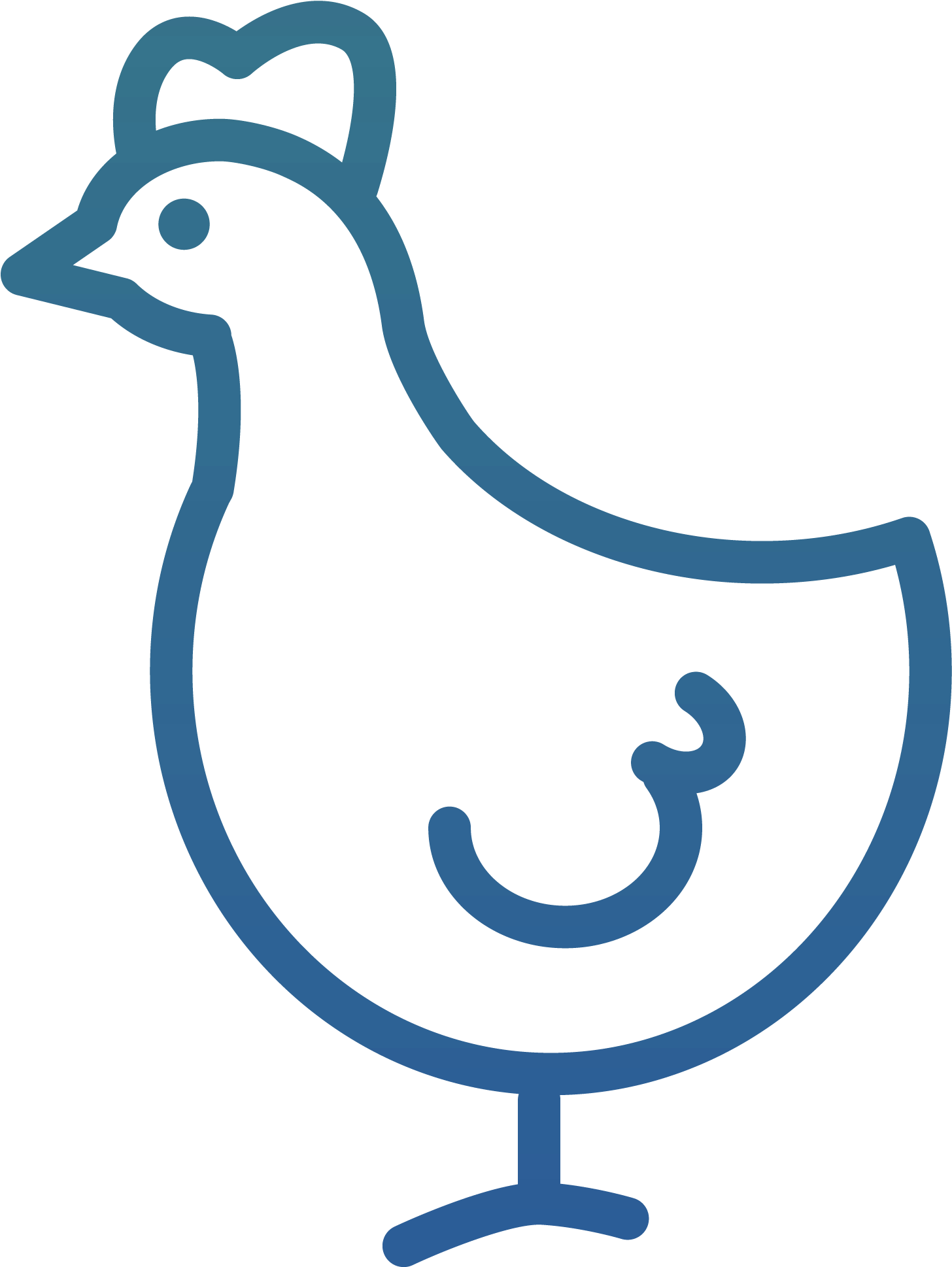 Broiler Chicken - Icon Poultry (2084x2084), Png Download