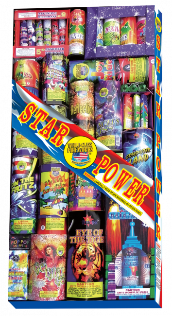 Star Power Firework Assortment - The Fireworks Superstore (354x650 ...