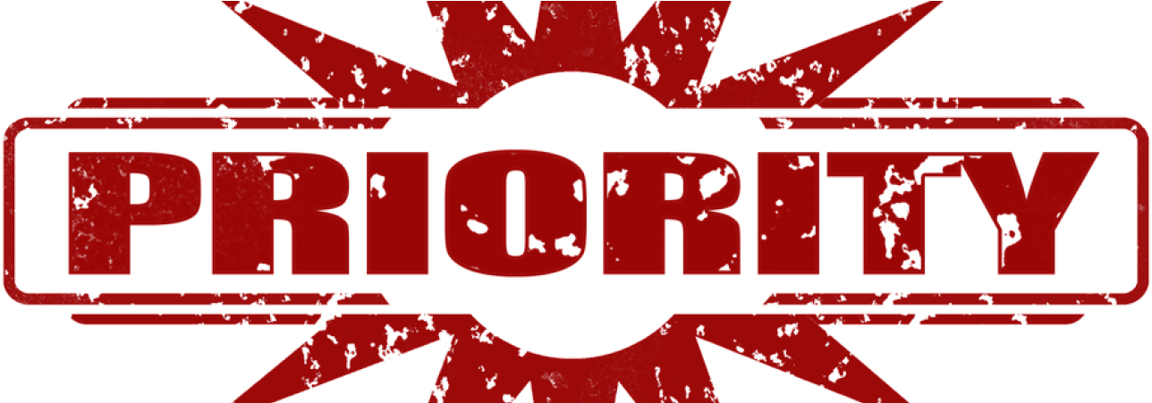 Stamp - Priorities Transparent (1349x450), Png Download