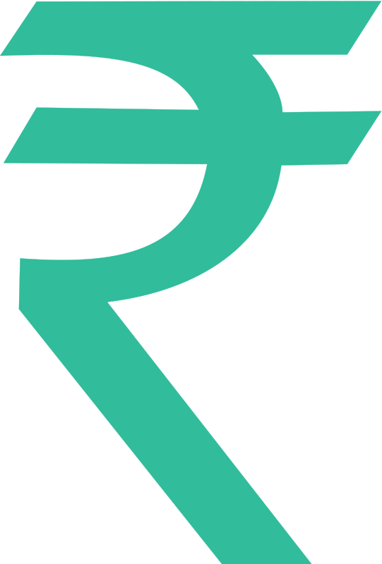 Download Indian Rupee Symbol-1 - Indian Rupee Symbol | Transparent PNG ...