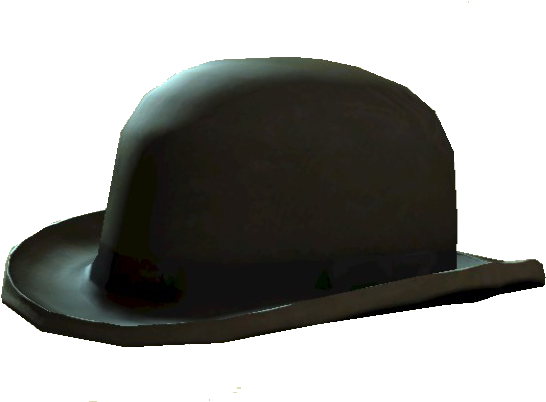 Triggerman Bowler - Bowler Hat Fallout 4 (629x404), Png Download