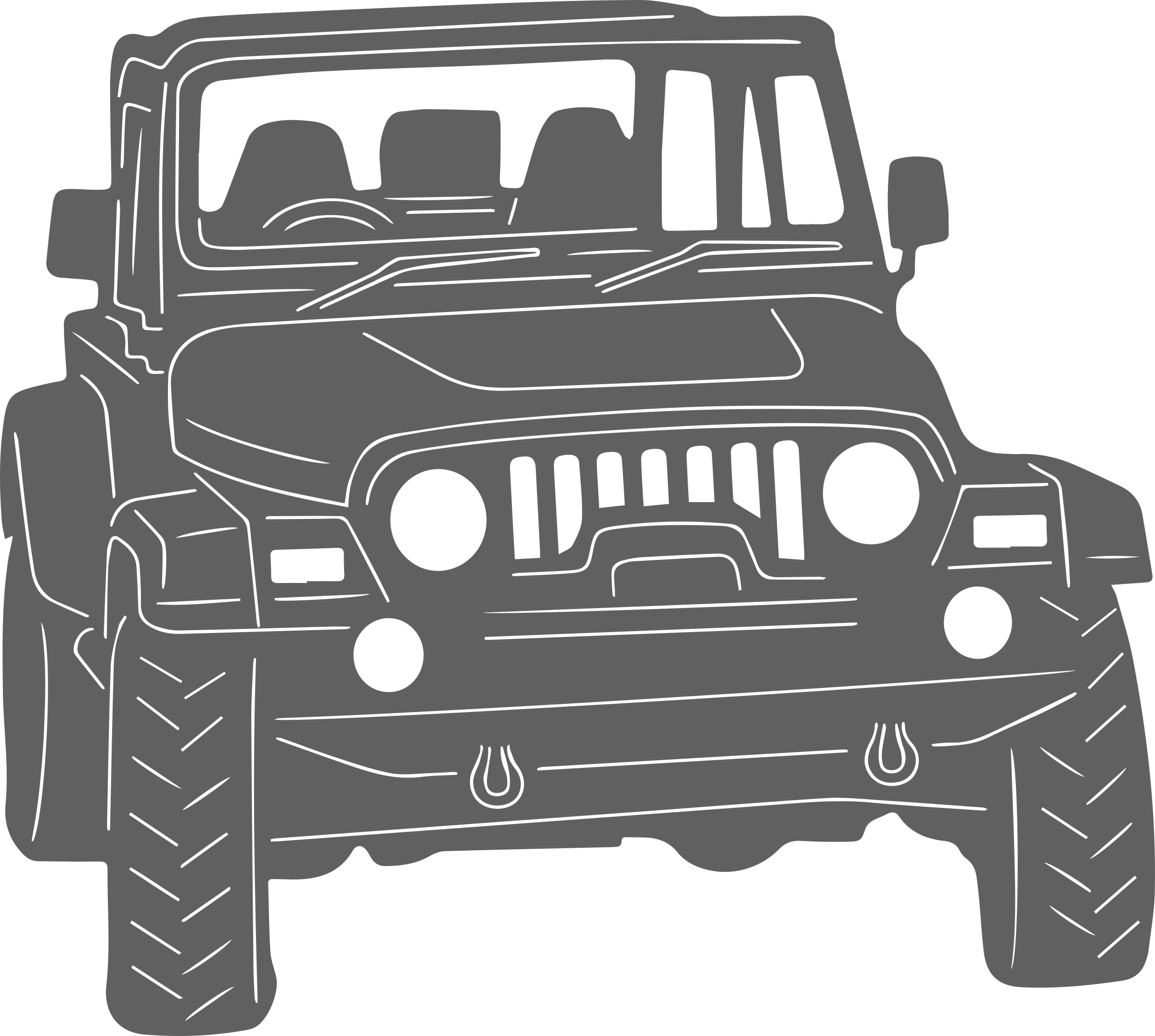 Jeep Logo Png Transparent - Vector (2400x2152), Png Download