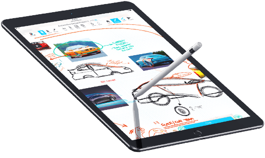 Visual Collaboration Web App For Apple Ipad Pro Clipart - Apple Ipad ...