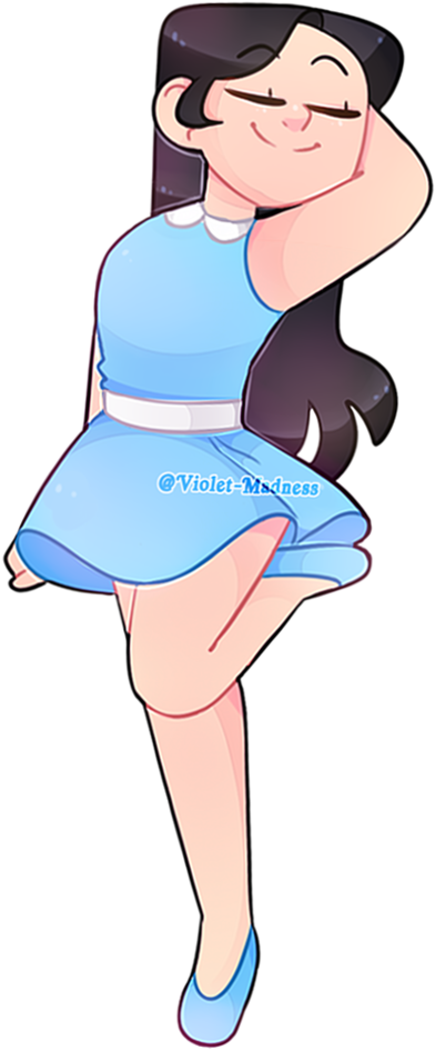 Beautiful Girl By Violet-madness - Eliza Violet Madness (742x1076), Png ...