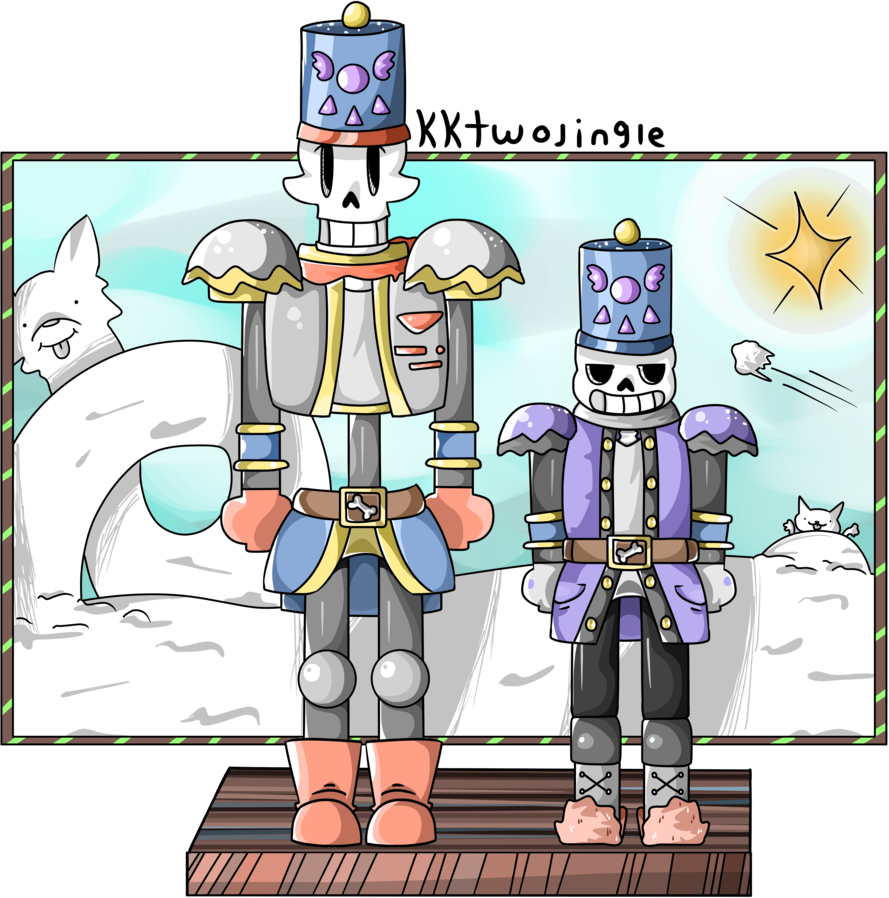 Undertale Nutcrackers By Kktwojingle On Deviantart - Drawing (889x898 ...