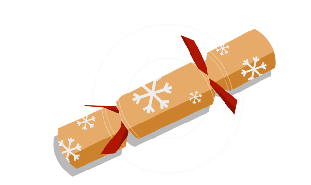 Christmas Cracker Png (640x382), Png Download