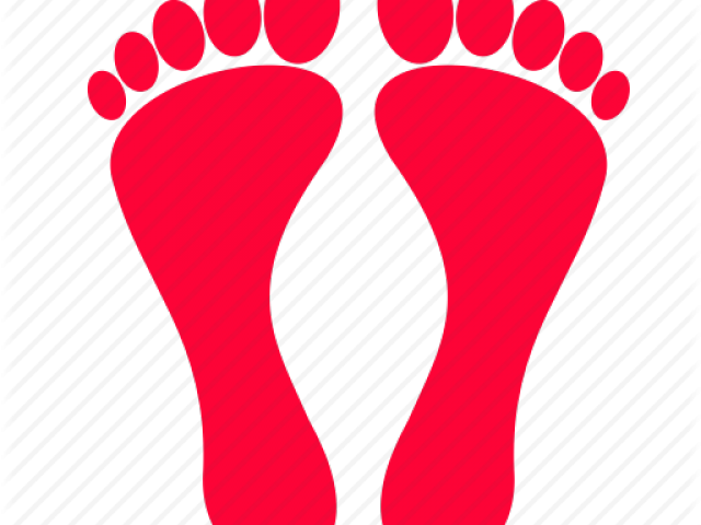 Foot Print Vector (640x480), Png Download