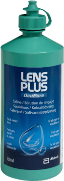 Lens Plus Ocupure Saline Large - Amo Lens Plus Ocupure (410x410), Png ...