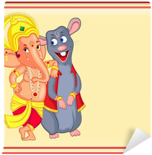 Lord Ganesha In Vector For Happy Ganesh Chaturthi Wall - Happy Ganesh ...