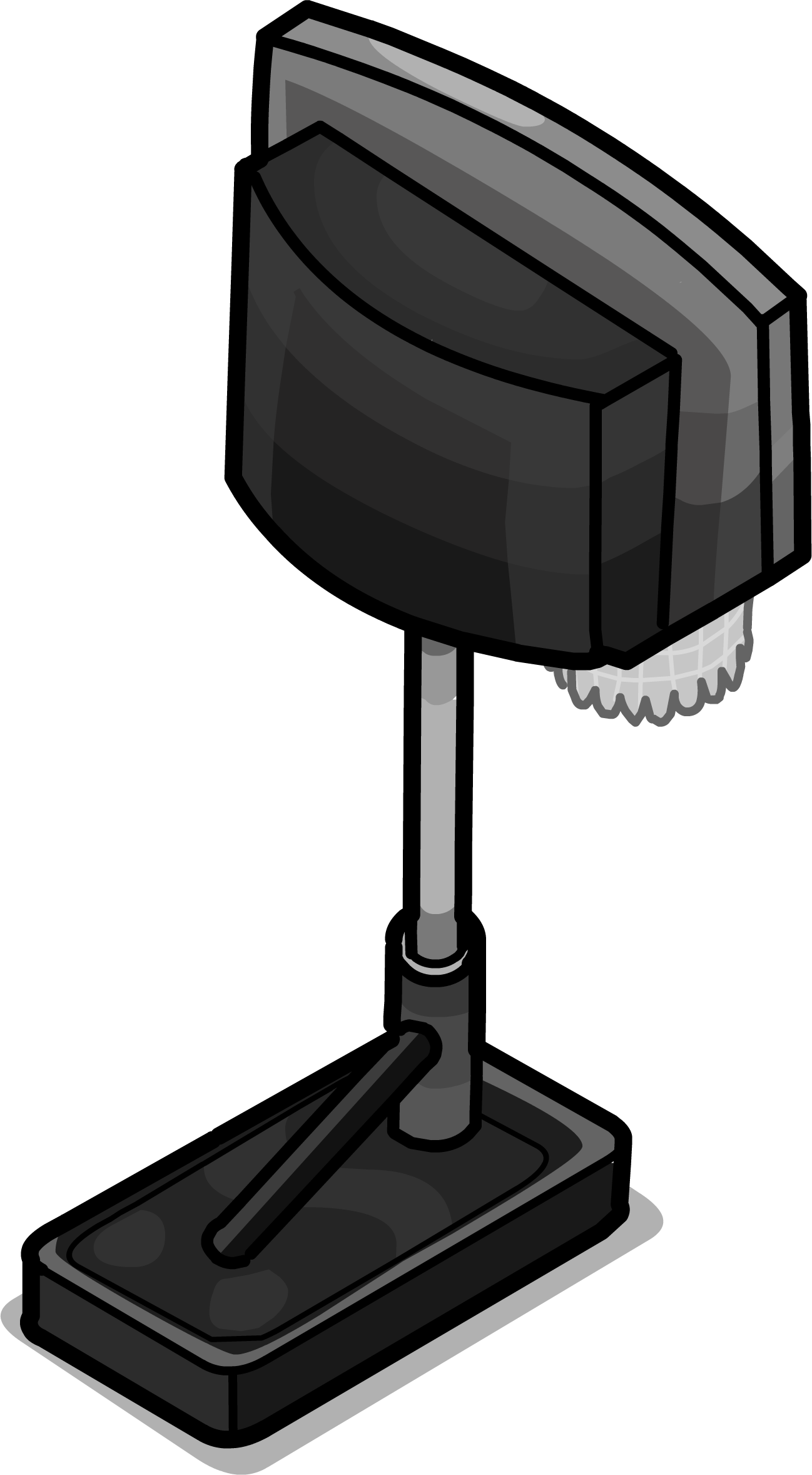 Basketball Hoop Sprite 004 - Basketball (1298x2356), Png Download