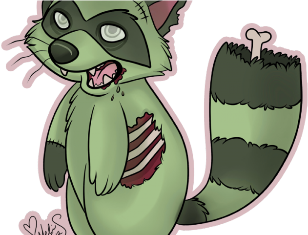 Zombie Raccoon (640x480), Png Download