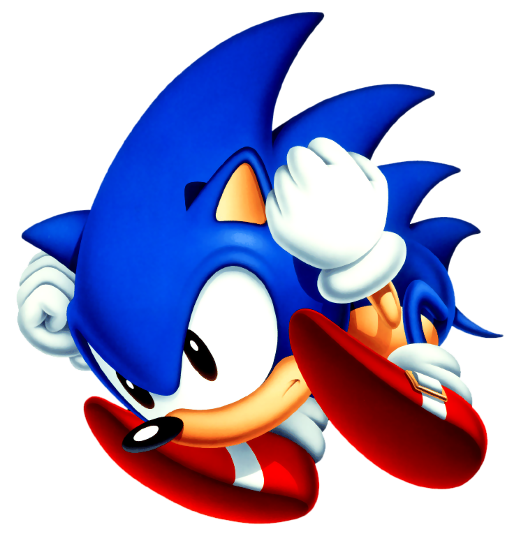 Sonic04 32 - Sonic The Hedgehog Spinning (746x768), Png Download
