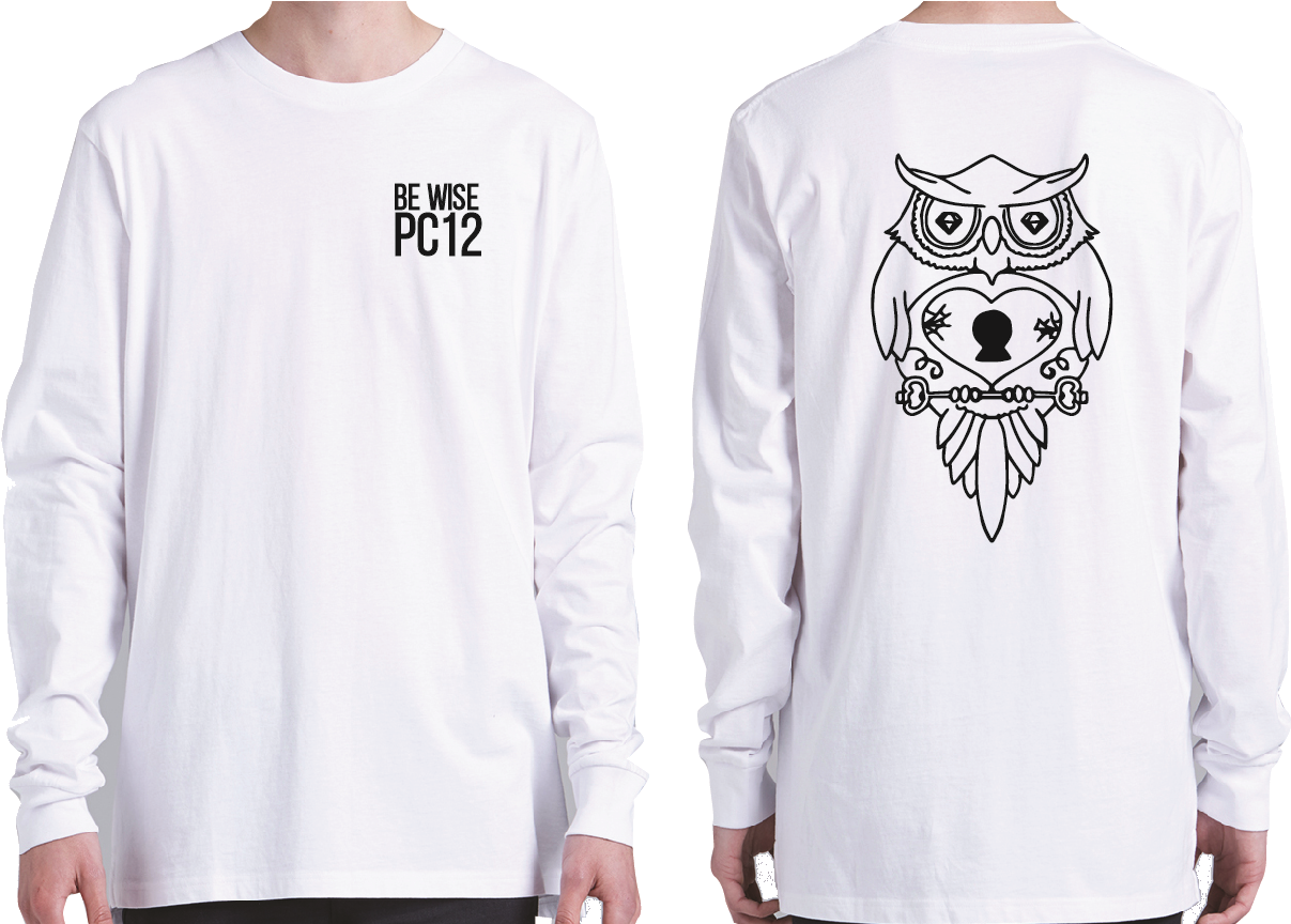 White Long Sleeved Tee Shirt - Long-sleeved T-shirt (1387x863), Png ...