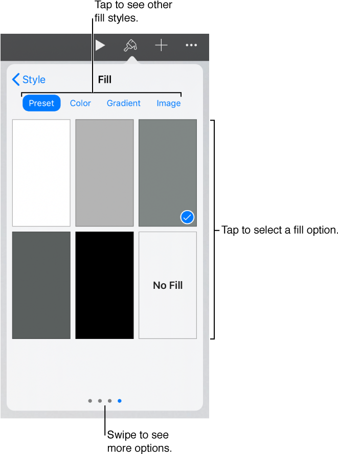 Fill Options In The Style Pane - Diagram (680x896), Png Download