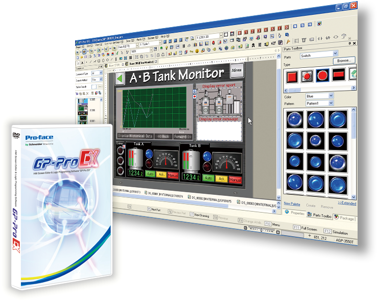 Hmi Screen Editor & Logic Programming Software Gp Pro - Proface ...