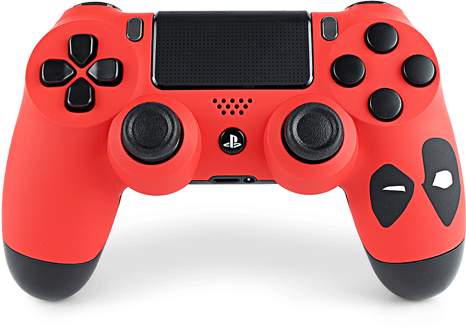 Deadpool Controller Modz Custom Modded Controller Png - Red Ps4 Pro ...