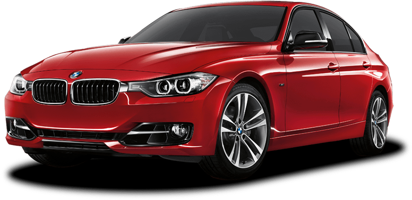 Bmw Red Car Png (860x400), Png Download