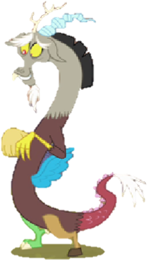 Discord - Mlp Fluttershy X Discord Next Gen (388x436), Png Download