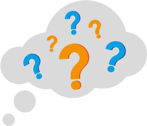 Cloud Question Marks - Finasteride (500x500), Png Download