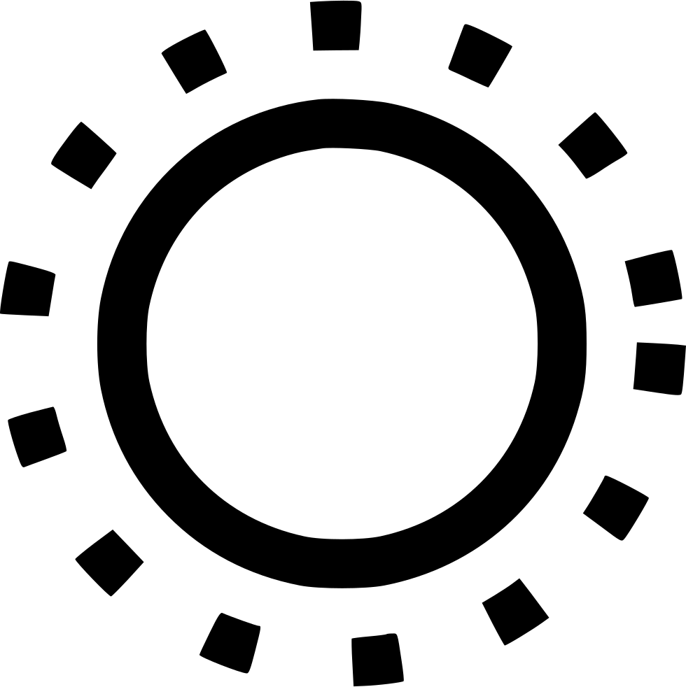 Bright Brightness Sun Light Contrast Setting Comments - Light Bulb Png ...