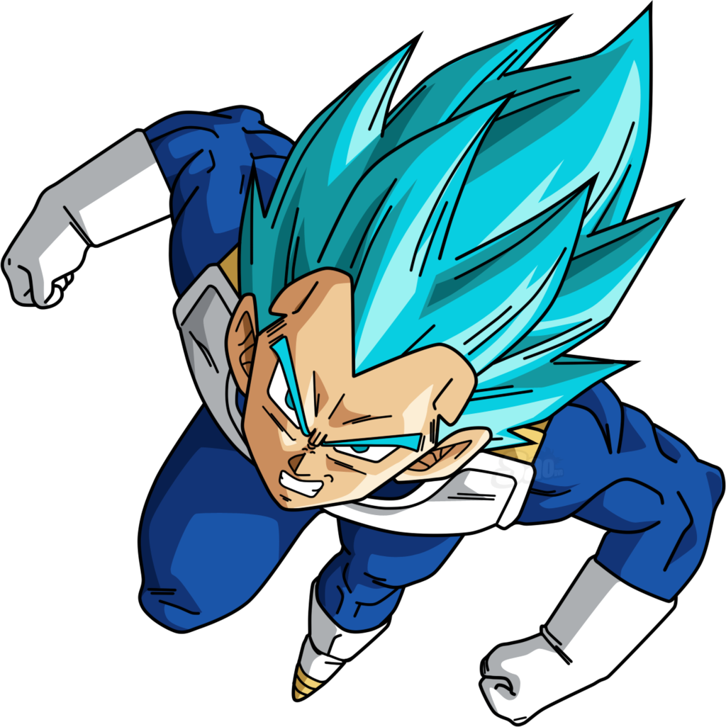 Vege - Vegeta Super Sayajin Blue Png (1024x1026), Png Download