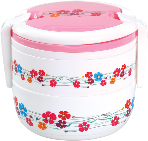 Rfl Two Part Tiffin Box - Pran Rfl Tiffin Box (500x600), Png Download