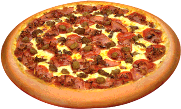 Large Piara Meat Lovers - Beef & Mushroom Pizza Png (430x280), Png Download