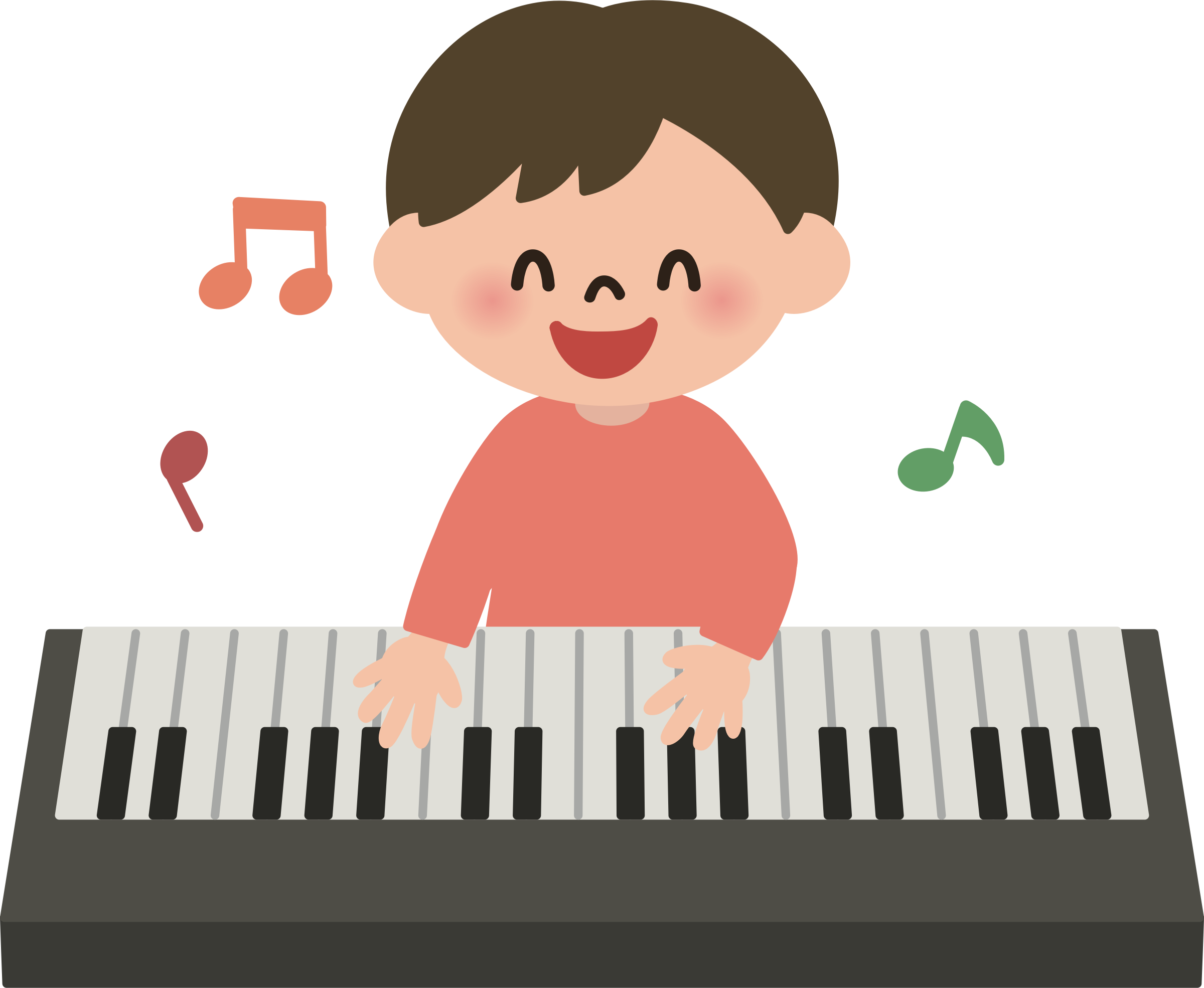 Download Big Image - Playing Keyboard Picture Clipart | Transparent PNG ...
