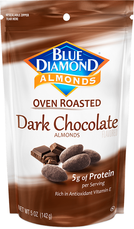 Dark Chocolate - Blue Diamond Almonds (470x800), Png Download