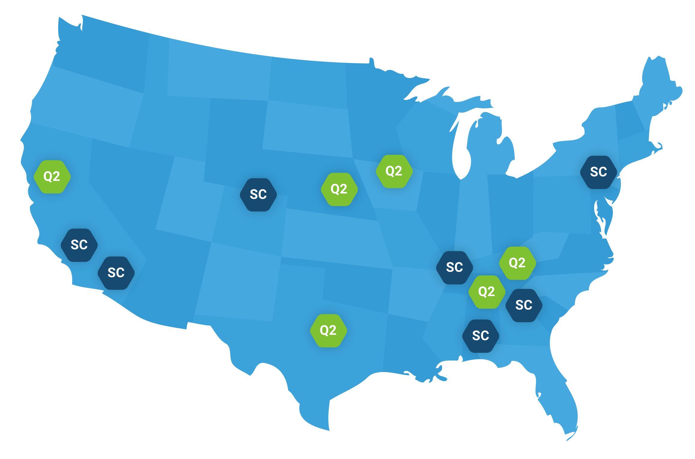 Map Background Layer - Us Map Simple Vector (2316x1530), Png Download
