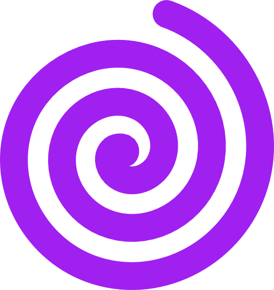 Download Purple Clipart Spiral - Purple Spiral Transparent Background ...