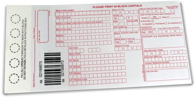 Newborn Screening Filter Card (768x431), Png Download