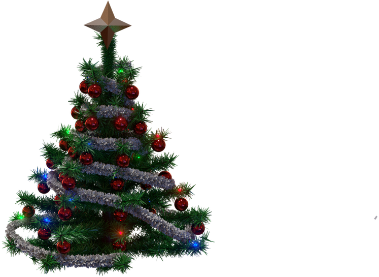 Purrluna 🦋 В Twitter - Christmas Tree (1200x675), Png Download
