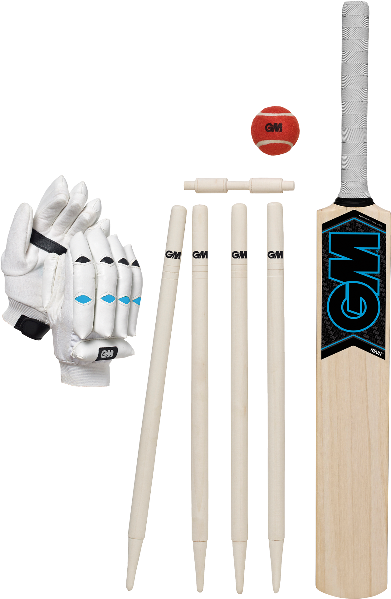 Neon Cricket Set - Gunn & Moore - Neon Cricket Set (1519x1997), Png ...