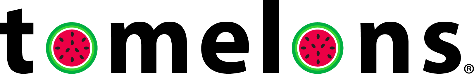 Tomelons Logo - Watermelon (1635x382), Png Download