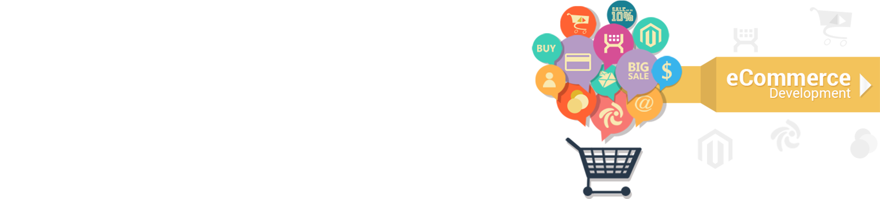 E Commerce Portal Development (1800x450), Png Download