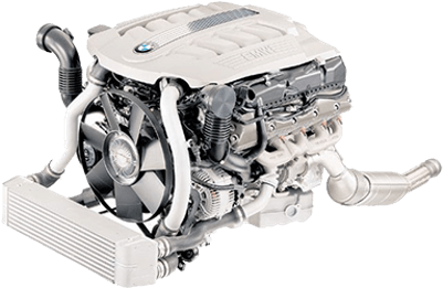Bmw Engine - Amg V8 Engine Png (400x400), Png Download