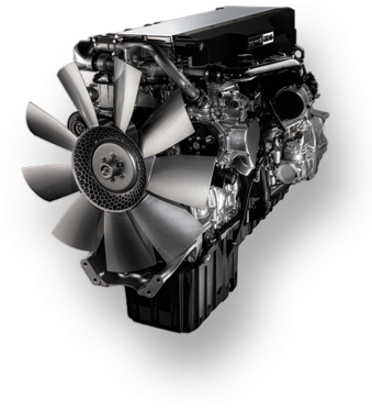 Engines - Detroit Diesel Dd15 (339x373), Png Download