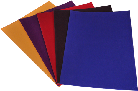 Printed And Colored Glace Paper - Glace Paper (493x396), Png Download