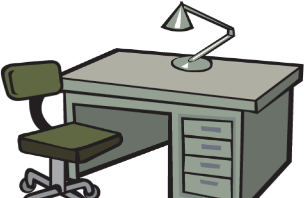 Download Cartoon Office Desk Png | Transparent PNG Download | SeekPNG