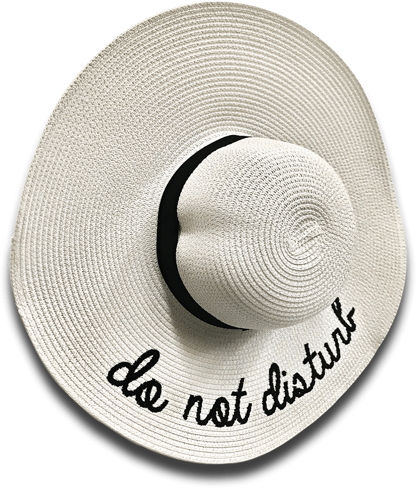 Do Not Disturb Hat - Do Not Disturb Ladies Straw Hats (1000x1000), Png ...