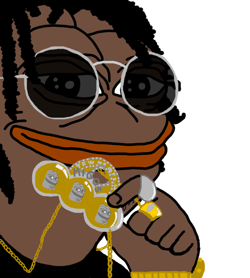 Download 7098386 - > - Pepe The Frog Rapper | Transparent PNG Download ...