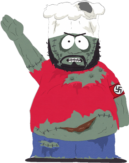 Nazi Zombie Chef - Chef South Park (420x540), Png Download