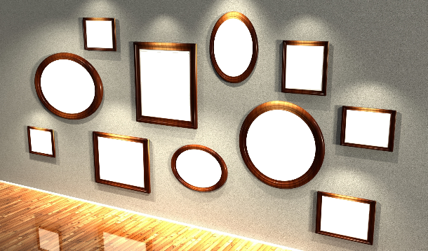 3d Frames - Hd Photo Frames Free Download (610x359), Png Download