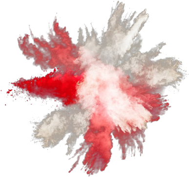 Red Powder Explosion Transparent (480x480), Png Download