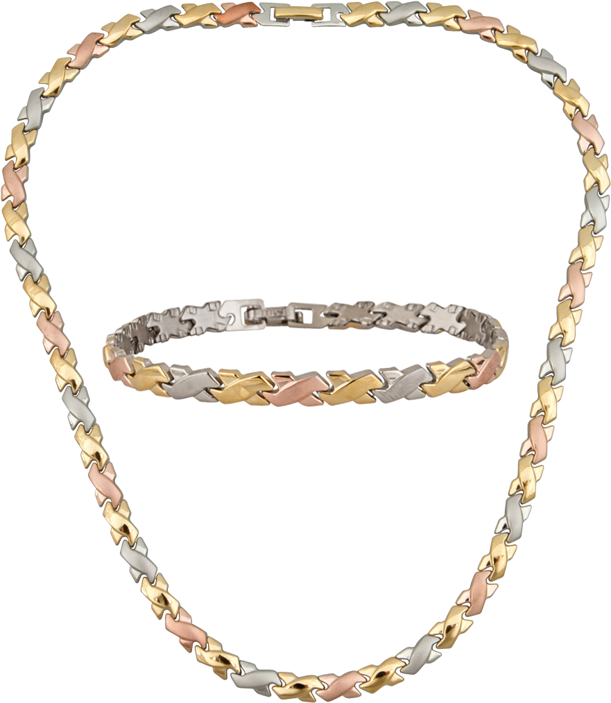 Tri Color Jewelry Set (1000x1130), Png Download