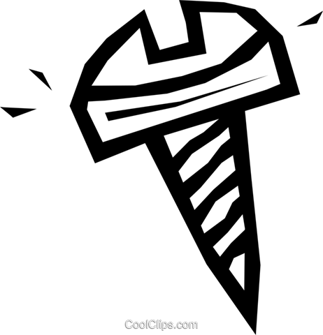 Download Screw Royalty Free Vector Clip Art Illustration | Transparent ...