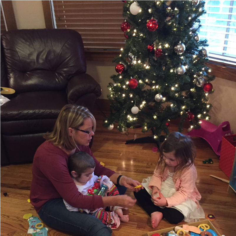 Christmas With Nene And Papa - Christmas Tree (1100x800), Png Download